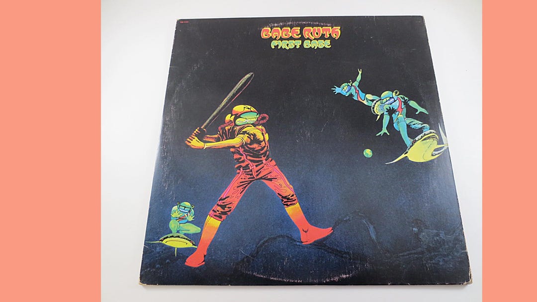 Vintage Record, BABE RUTH, FIRST Base, Babe Ruth Record, Babe Ruth ...