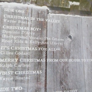 CHRISTMAS ALBUM, CHRISTMAS Songs, Christmas Record, Christmas Vinyl ...