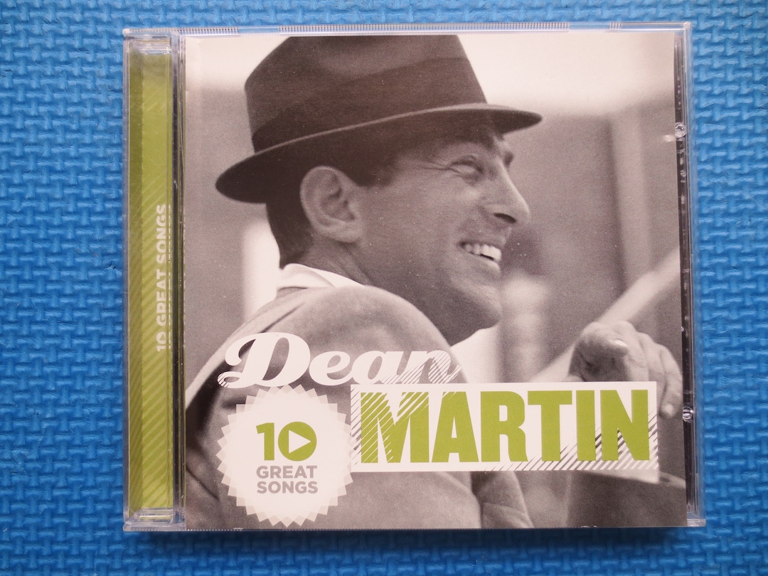 Vintage Cd, DEAN MARTIN, 10 GREAT Songs, Dean Martin Cd, Dean Martin ...