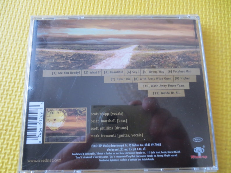 Vintage Cds CREED HUMAN Clay CREED Cds Rock Cds Creed | Etsy