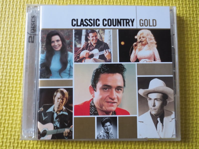 Vintage Cds CLASSIC COUNTRY GOLD 2 Disc Country Music - Etsy