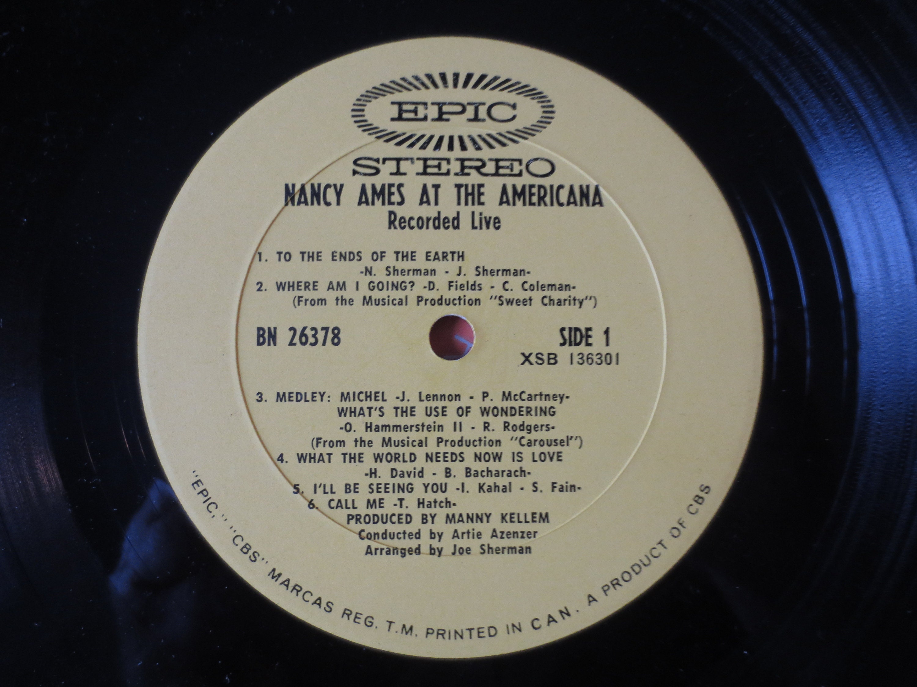 Vintage Records NANCY AMES AMERICANA Nancy Ames Records | Etsy