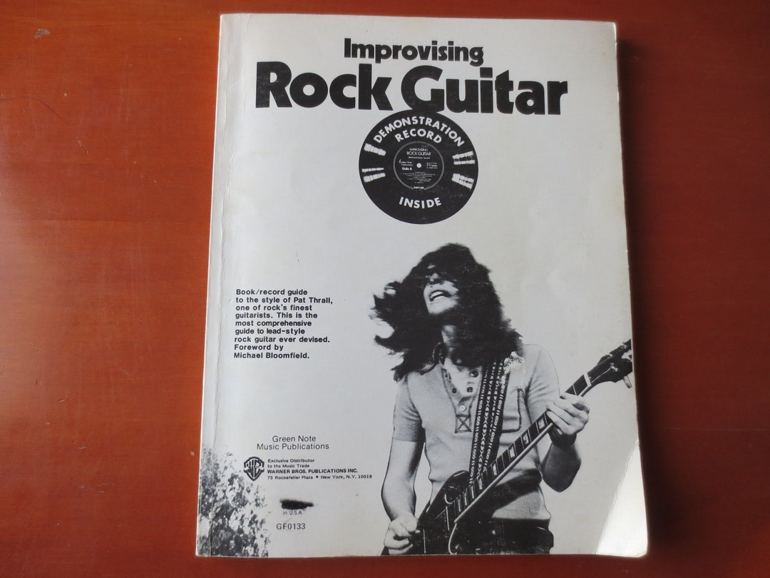 Vintage Books, IMPROVISING ROCK GUITAR, Sheet Music, Music Books, Rock ...