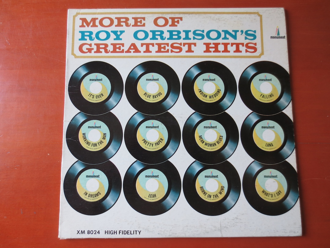 Vintage Records, ROY ORBISON Record, More GREATEST Hits, Roy Orbison ...
