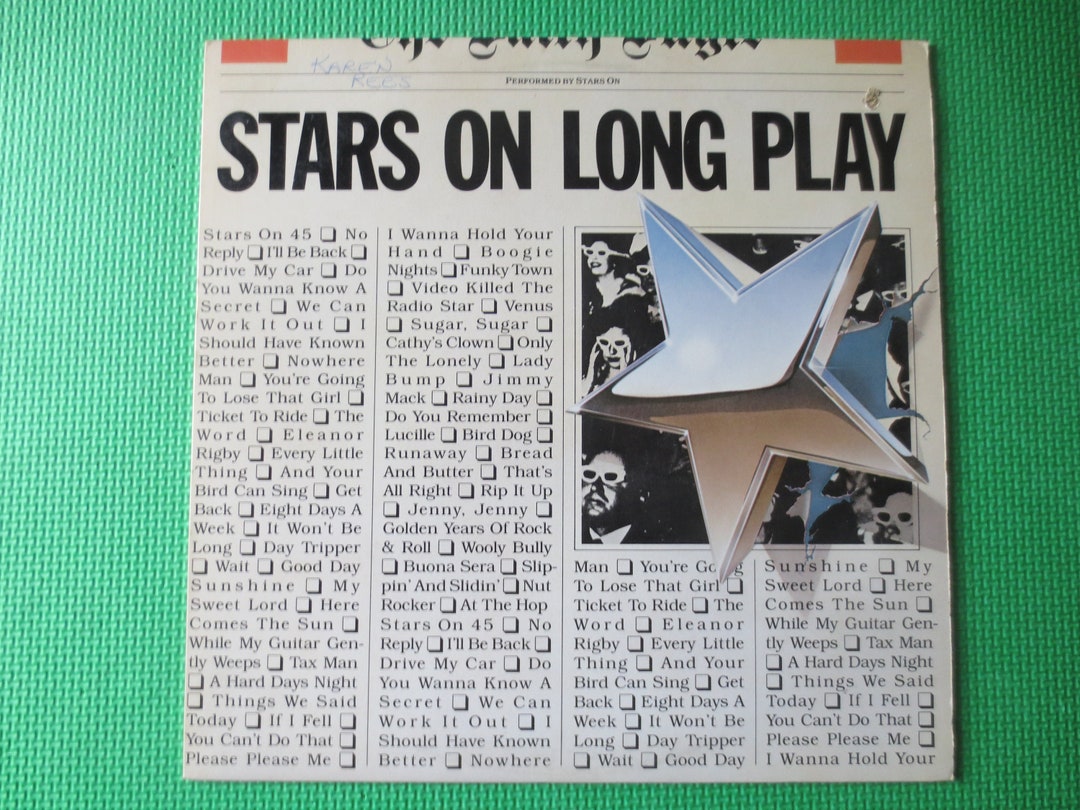Vintage Records, STARS on Long PLAY, the BEATLES, Vintage Vinyl, Record ...