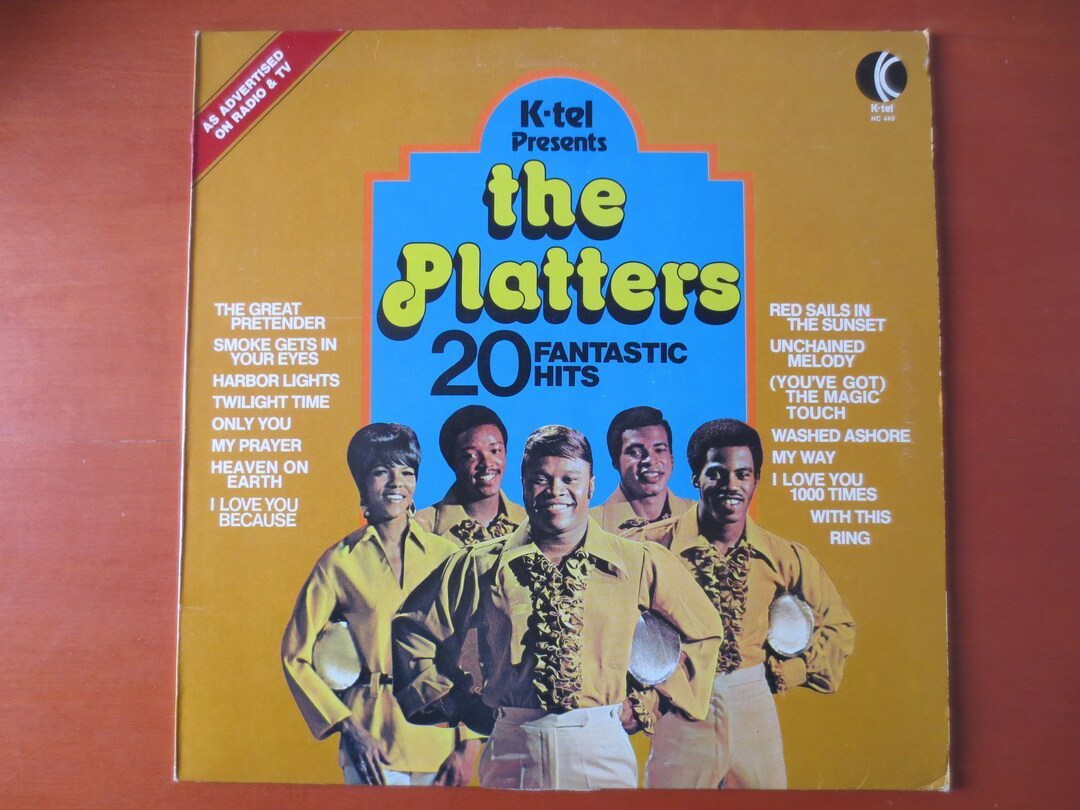 The PLATTERS Record, K-TEL RECORDS, 20 Fantastic Hits, the Platters ...