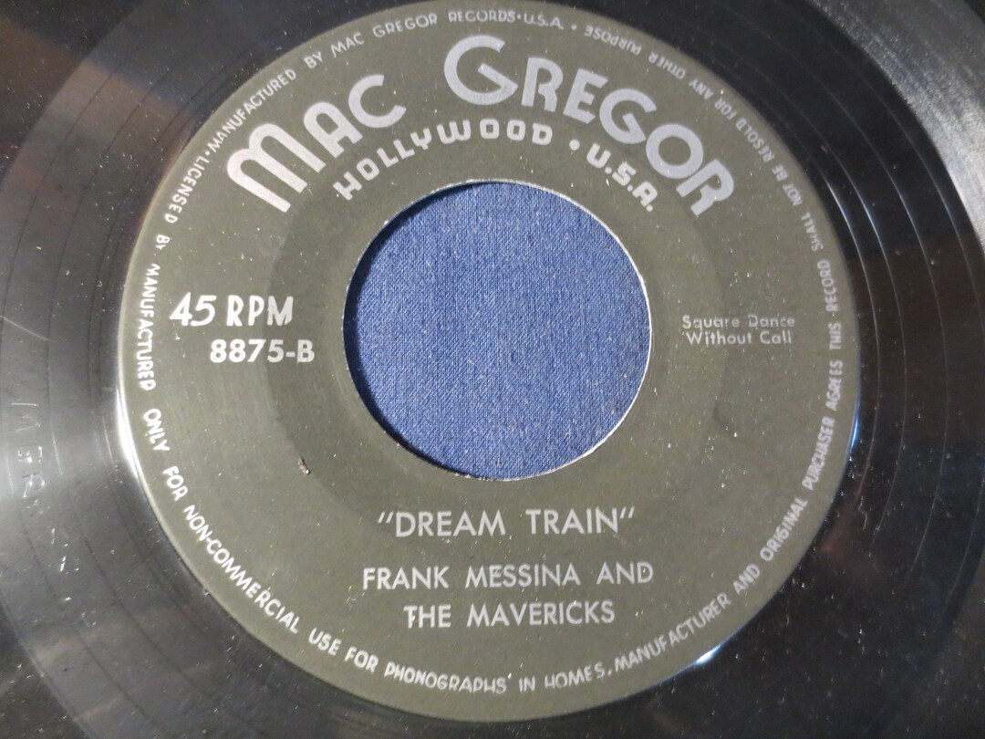 Vintage Records, FRANK MESSINA and the MAVERICKS, Dream Train, Square ...