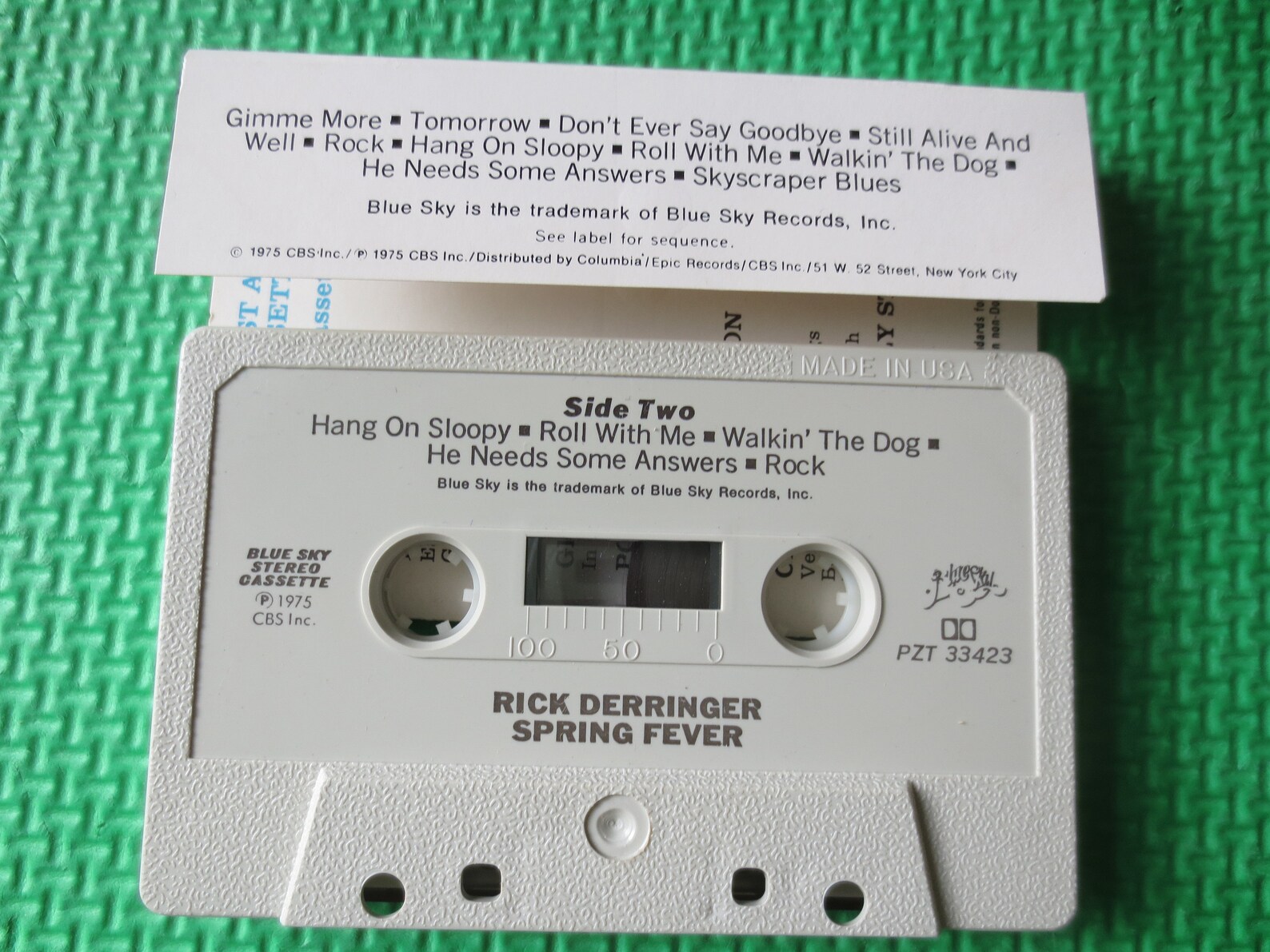 Cassette Tapes RICK DERRINGER Tape Spring FEVER Rick | Etsy
