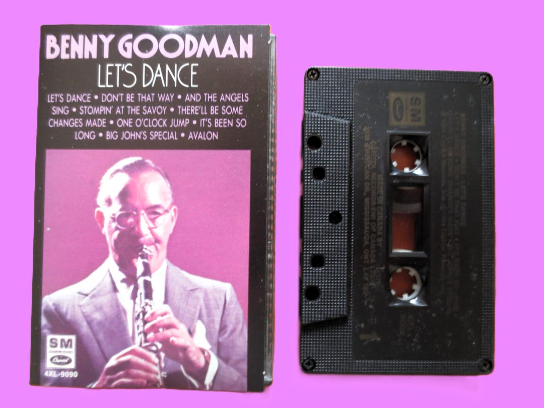 BENNY GOODMAN, Let's DANCE Album, 1984 Cassette Tape, Vintage Cassette ...