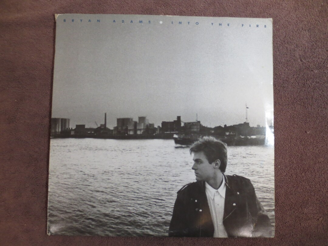 BRYAN ADAMS Record, Into the FIRE, Bryan Adams Album, Bryan Adams Vinyl ...