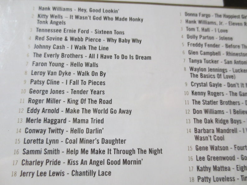 Vintage Cds Classic Country Gold 2 Disc Country Music Etsy