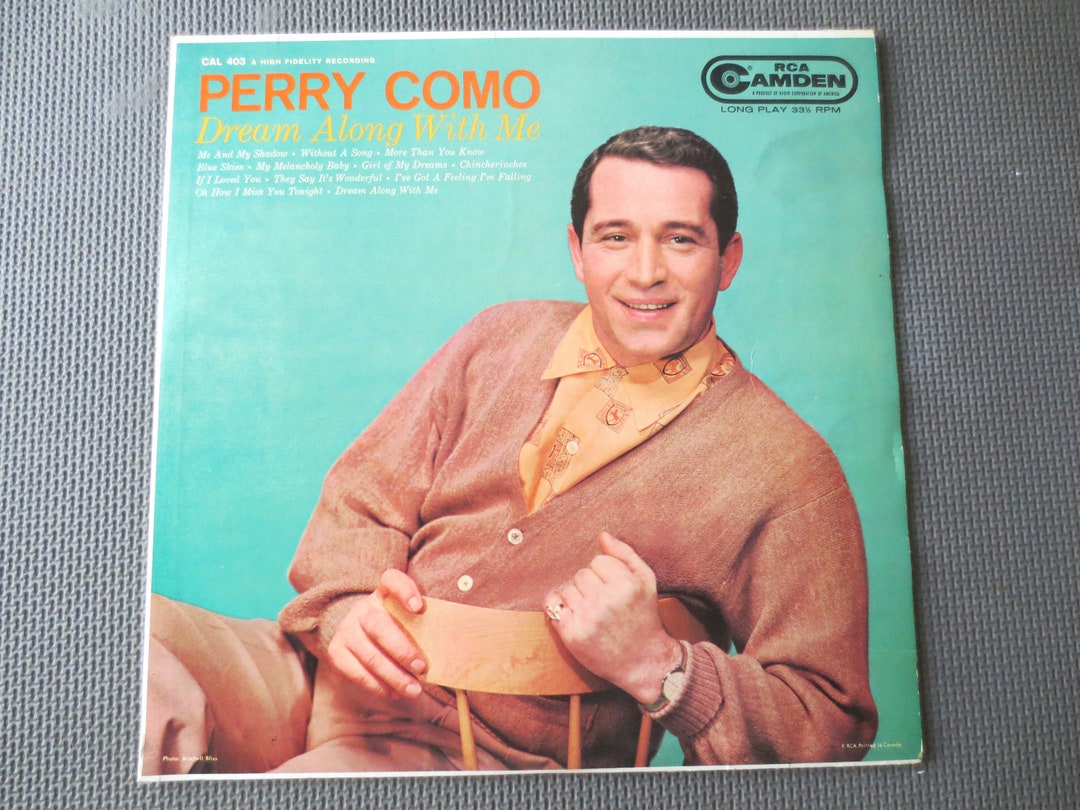 Vintage Records, PERRY COMO Album, DREAM Along With Me, Perry Como ...
