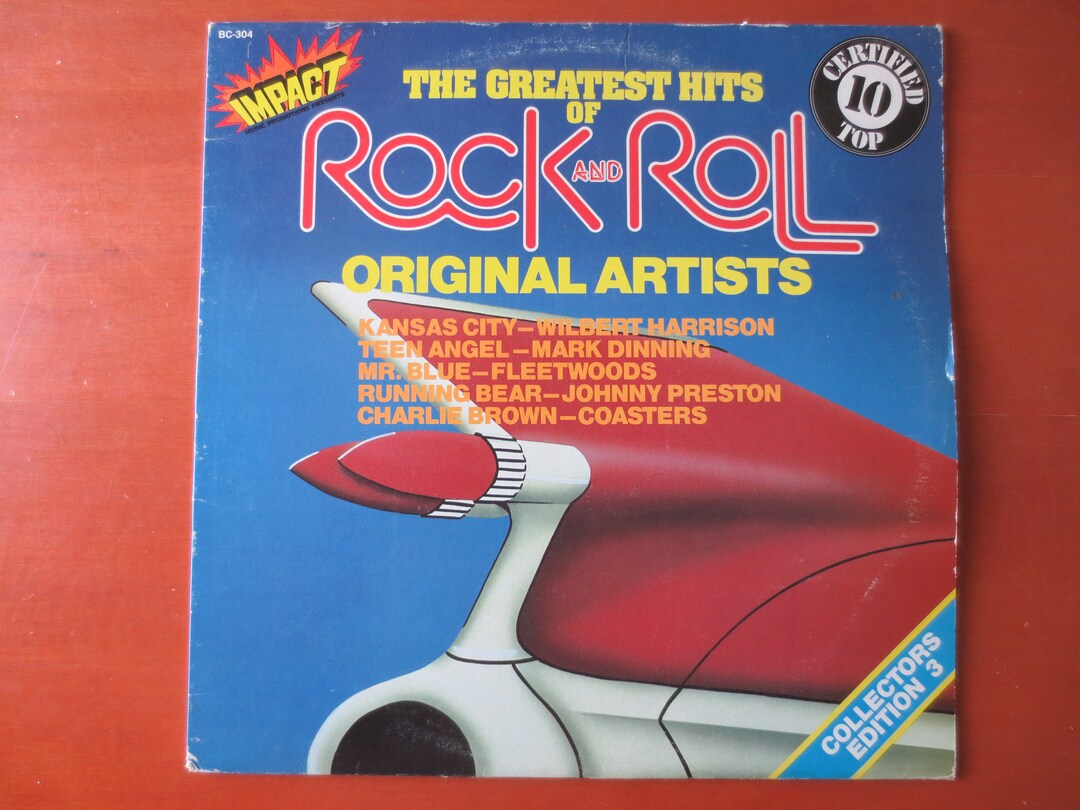 Vintage Records, ROCK and ROLL, GREATEST Hits, Rock and Roll Record ...