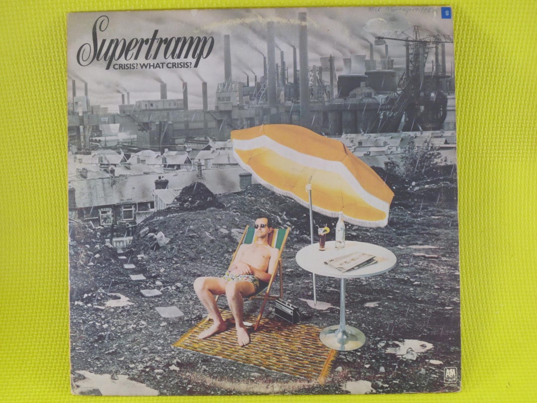 Vintage Records, SUPERTRAMP, CRISIS What CRISIS, Supertramp Record, Lp, Supertramp Album ...