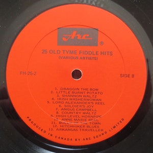 Vintage Records, OLD TYME FIDDLE Lp, Fiddle Record, Fiddle Album ...