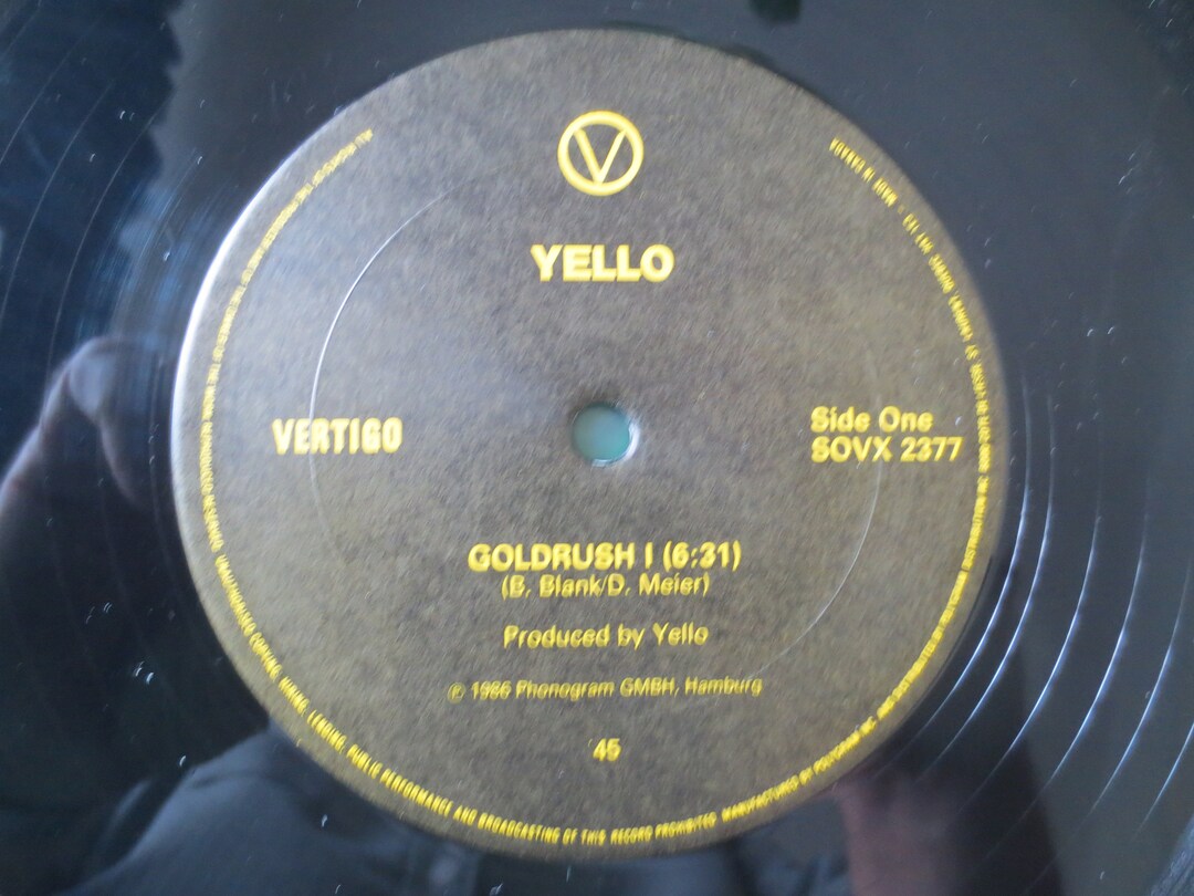 Vintage Records, YELLO, Oh YEAH, GOLDRUSH Ep, Oh Yeah Ep, Goldrush ...