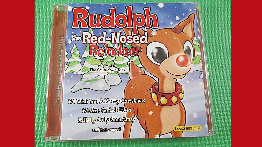 Vintage Cd, RUDOLPH, CHRISTMAS Cd, Red-nosed REINDEER, Kids Christmas ...