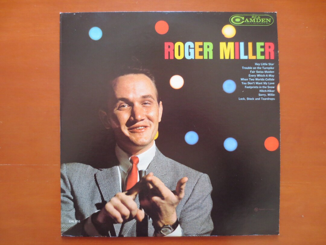 Vintage Roger Miller Vinyl LP - 1969 Country Album - Etsy