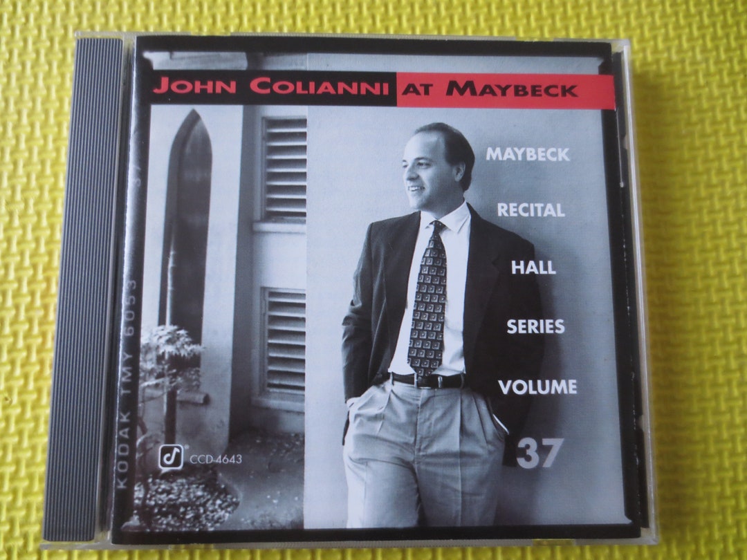 Vintage John Colianni Jazz CD: at Maybeck, 1995 - Etsy