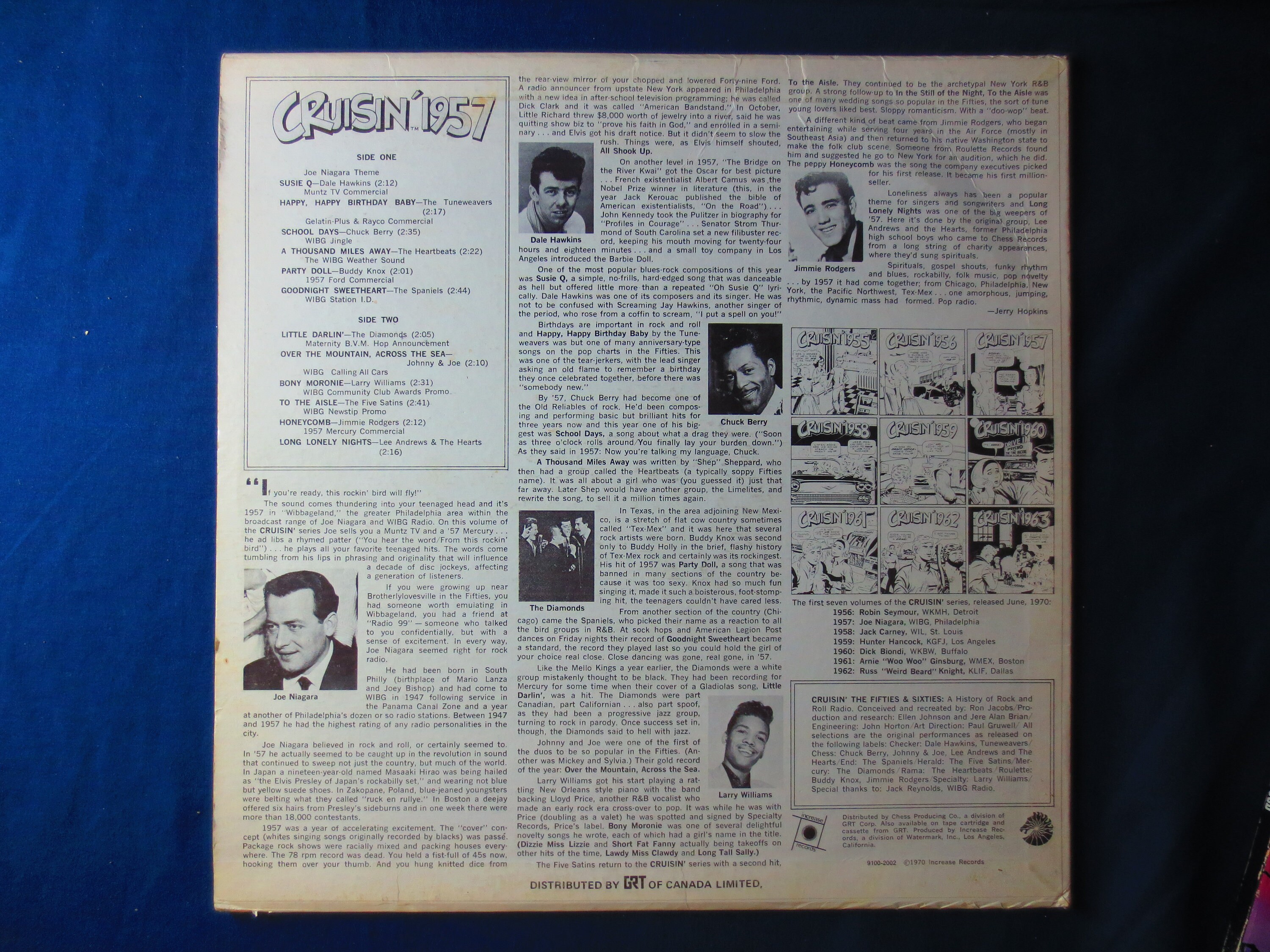 Vintage Vinyl Record: CRUISIN' 1957 - 1970 Pop Album - Etsy