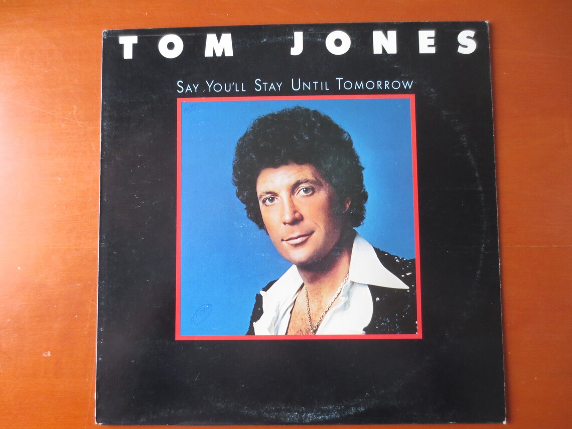 Vintage Records TOM JONES Say You'll Stay Tom Jones - Etsy