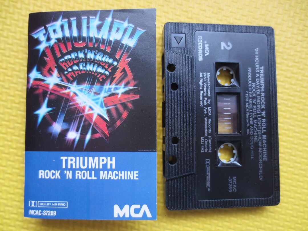 TRIUMPH, ROCK 'N Roll Machine, TRIUMPH Cassette, Triumph Tape, Triumph ...