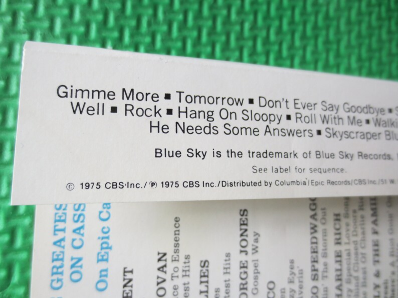 Cassette Tapes RICK DERRINGER Tape Spring FEVER Rick | Etsy