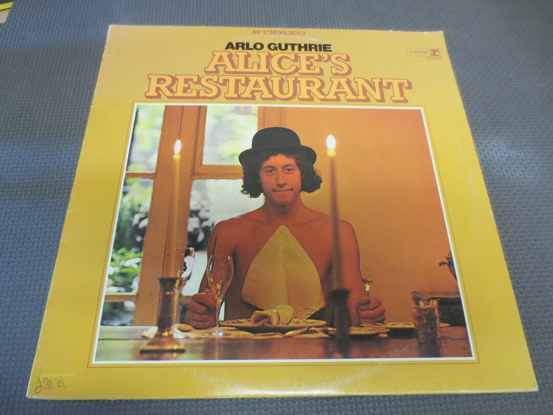 ARLO GUTHRIE, Alice's Restaurant, Arlo Guthrie Record, Arlo Guthrie ...