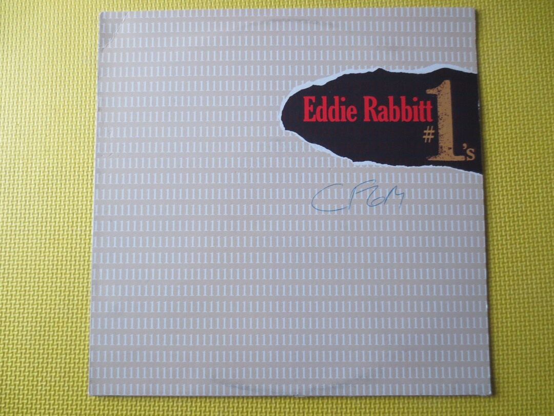 Vintage Eddie Rabbitt #1's LP - 1985 Country Album - Etsy