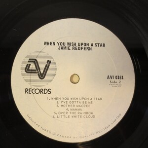 Jamie Redfern - When You Wish Upon a Star - 1971 Vinyl LP - Etsy