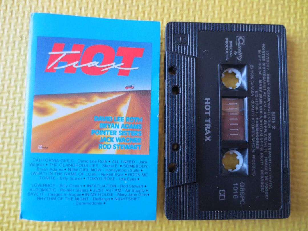 Vintage Cassette, HOT TRAX, CASSETTE Music, Commodores Tapes, Bryan ...
