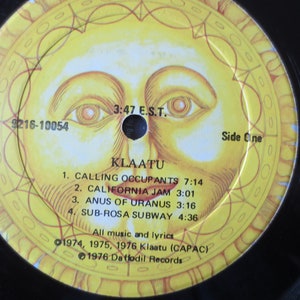 KLAATU, Rock Records, KLAATU Records, KLAATU Albums, Vintage Vinyl ...