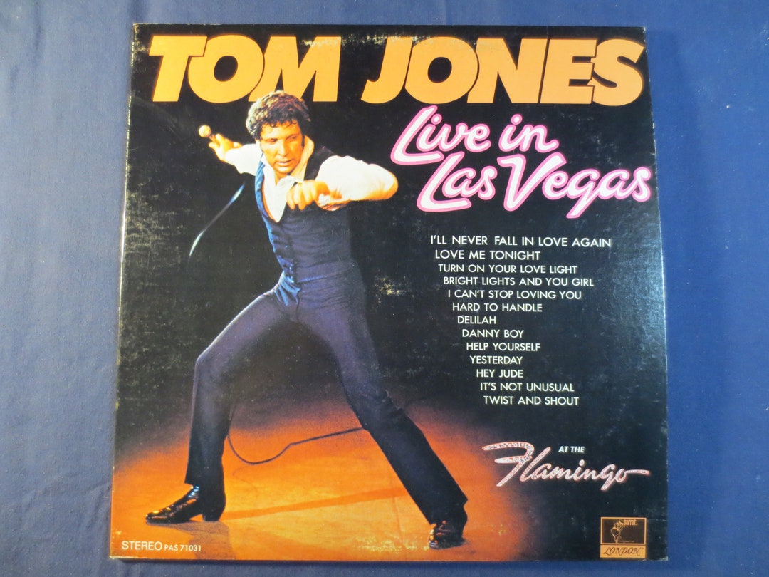 TOM JONES, LIVE in Las Vegas, Tom Jones Record, Tom Jones Album, Tom ...