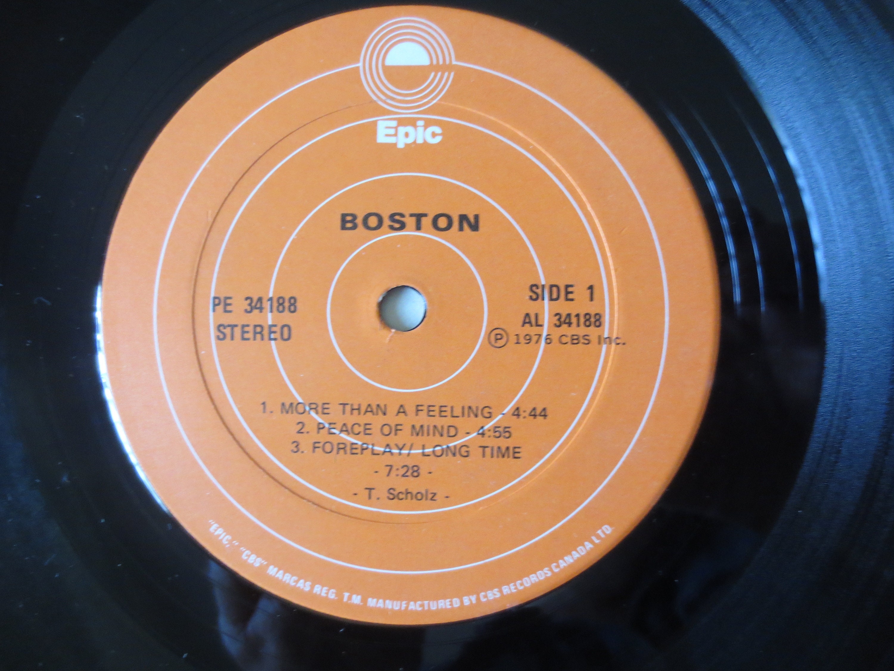 Vintage Records BOSTON DEBUT Album BOSTON Records Boston - Etsy