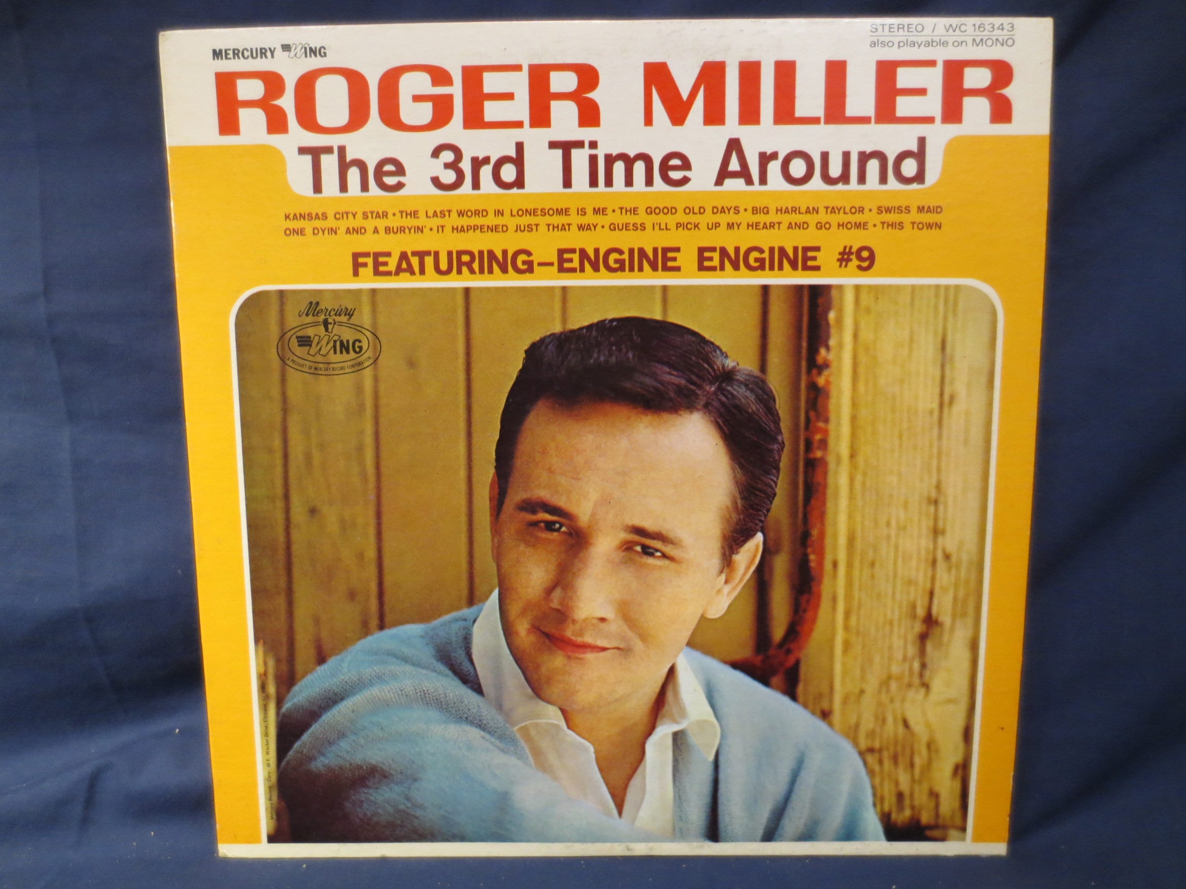 Vintage Records ROGER MILLER Record The 3rd Time Around | Etsy