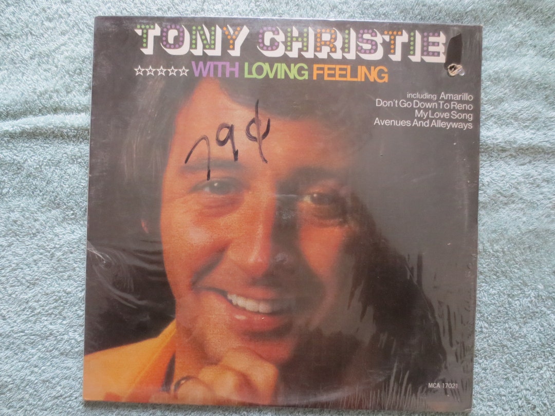 Vintage Record, TONY CHRISTIE Album, Still SEALED Album, With Loving ...