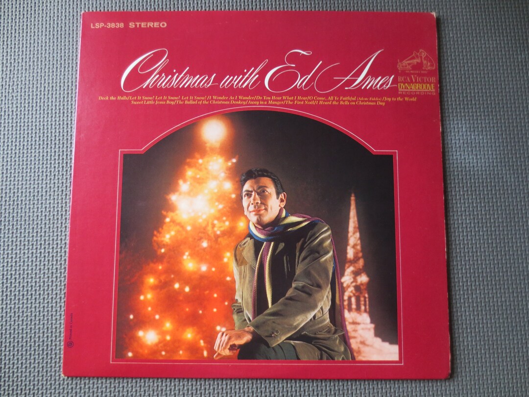 Vintage Records, ED AMES, CHRISTMAS Record, Christmas Album, Ed Ames ...