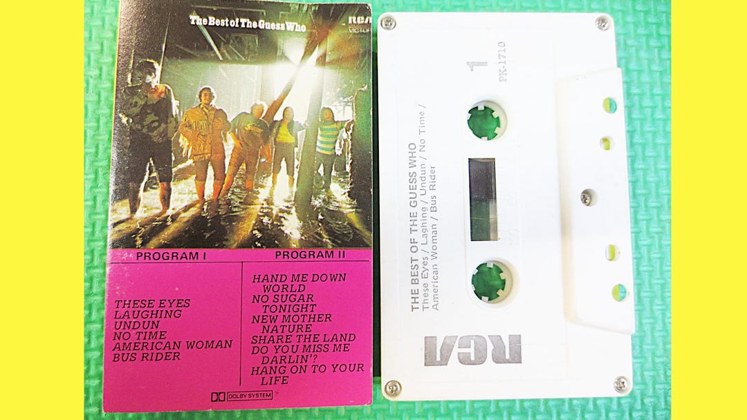 Cassette Tapes, the GUESS WHO, GREATEST Hits, the Guess Who Tape, Guess ...