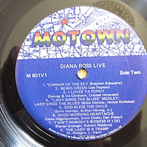 DIANA ROSS, MOTOWN Records, Diana Ross Live, Vintage Vinyl, Diana Ross ...