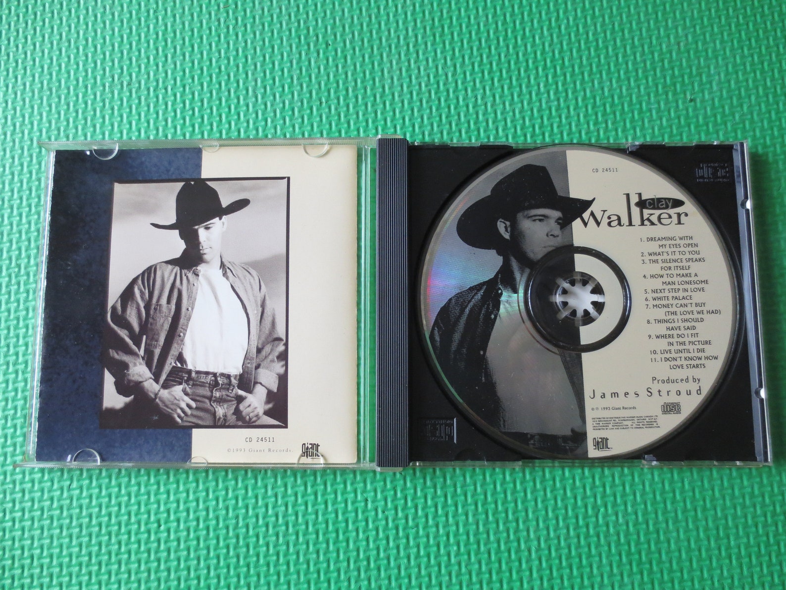 Vintage Clay Walker CD: 1993 Self-titled Album - Etsy