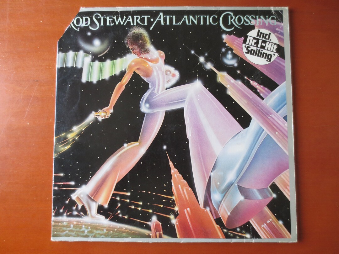 Rod Stewart Atlantic Crossing Vintage Album 1975 Record Vinyl Lp Etsy