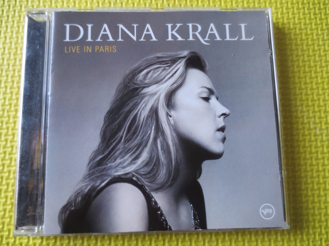 Vintage Cds, DIANA KRALL, LIVE in Paris, Diana Krall Cd, Jazz Music Cd ...