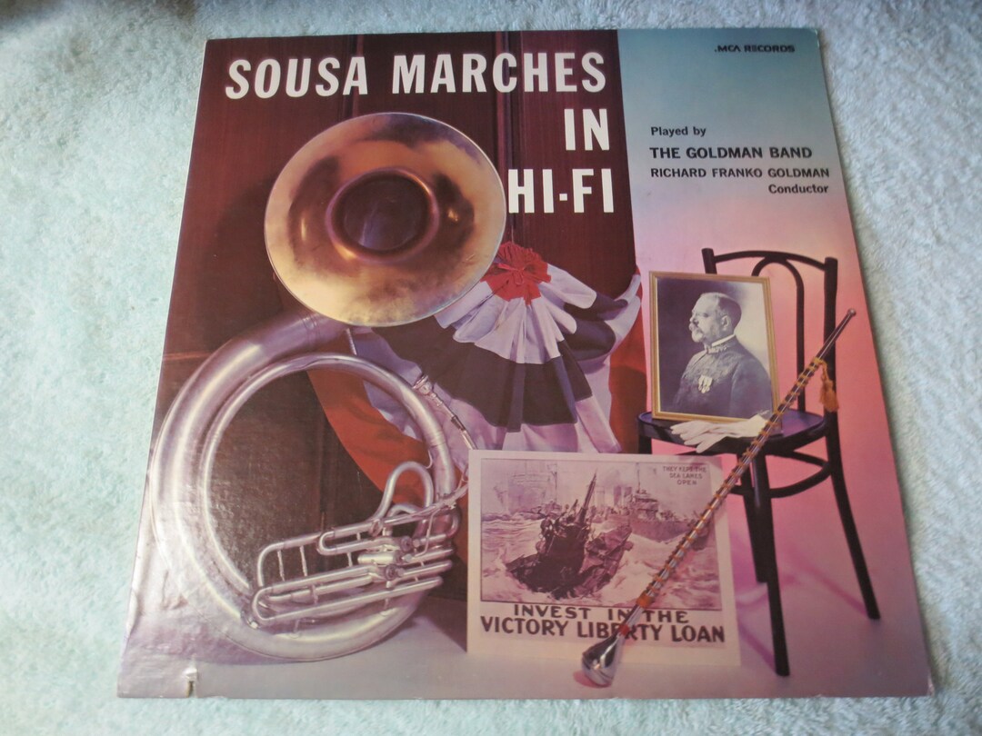 JOHN PHILIP SOUSA, Marching Band Album, Vintage Vinyl, Record Vinyl ...