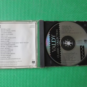 Vintage Valdy "classic Collection" CD - 1988 Pop Music Album - Etsy