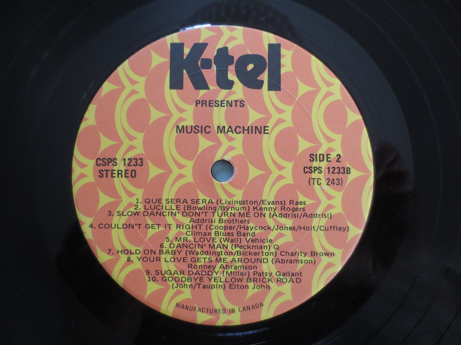 Vintage Records K-Tel RECORDS MUSIC MACHINE K-Tel Album | Etsy