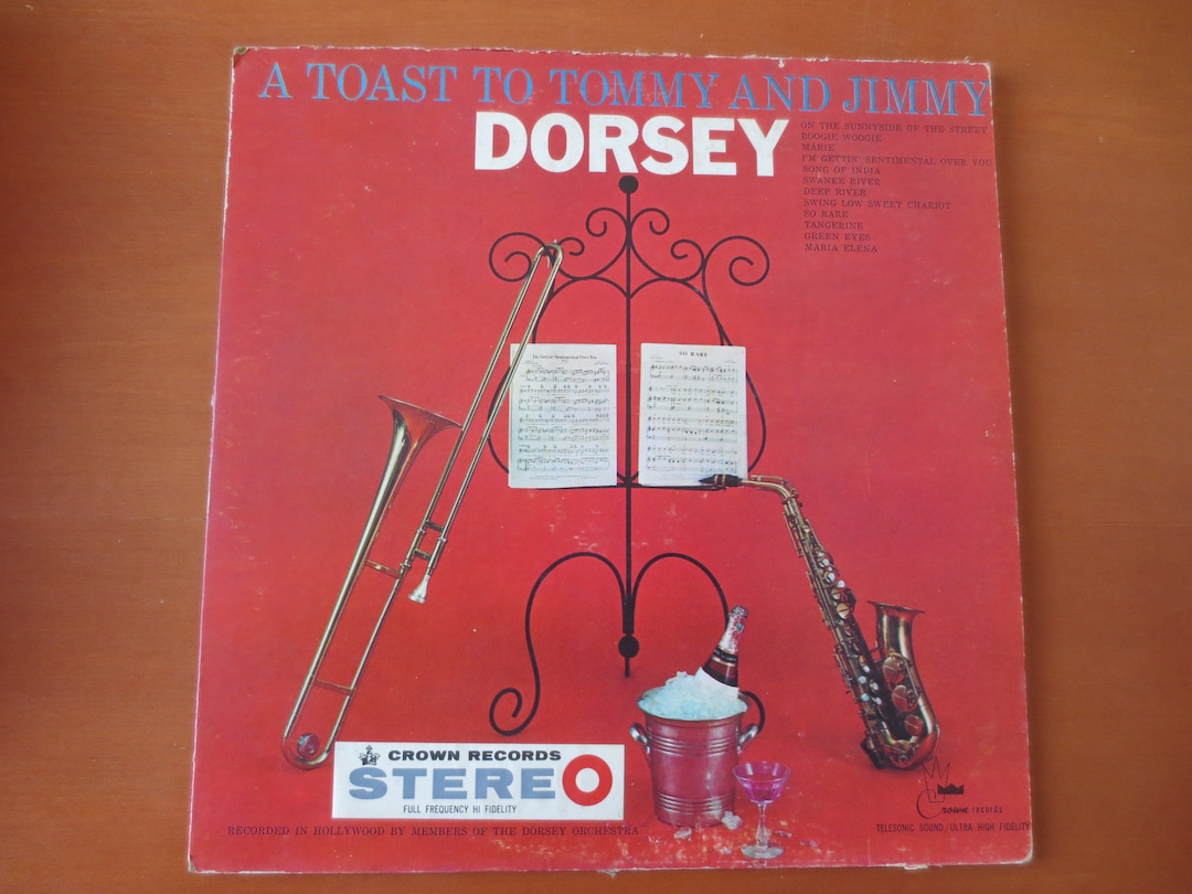 Vintage Dorsey Brothers Vinyl Record: A Toast To, 1958 Swing Album - Etsy