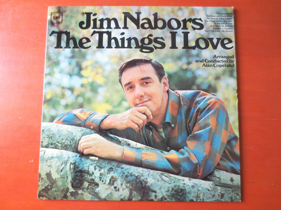 JIM NABORS, the Things I LOVE, Jim Nabors Records, Jazz Record, Vintage ...