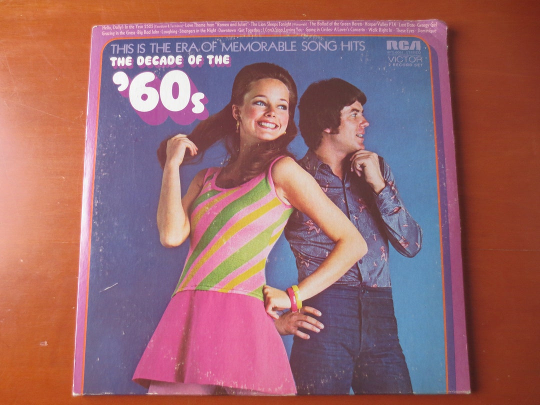 The DECADE of the 60's, 1960's RECORDS, 1960's MUSIC, Vintage Vinyl ...