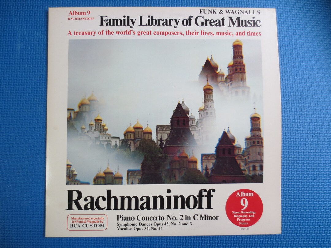 RACHMANINOFF, Funk and Wagnalls, Rachmaninoff Record, Rachmaninoff ...