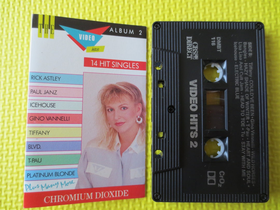 The VIDEO HITS, Album 2, 1988 Cassette Tape, Vintage Cassette - Etsy